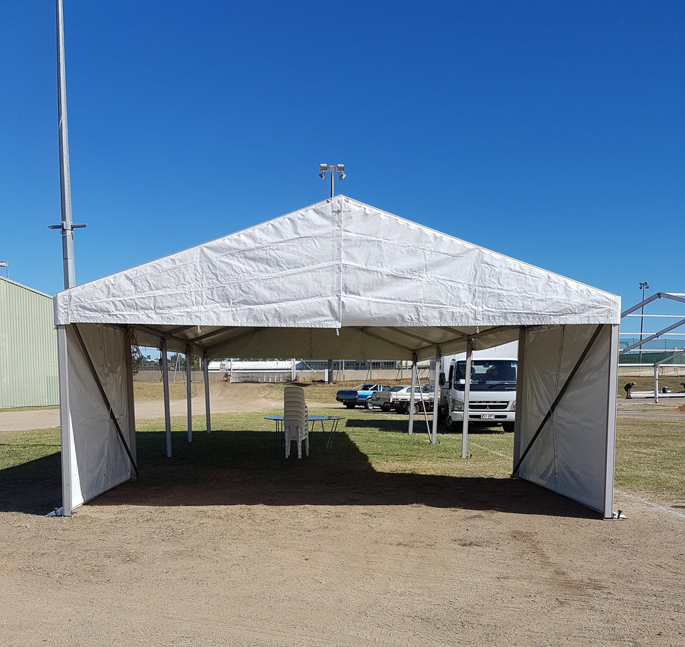 6m Span White Pavilion – Ace Wedding and Party Hire