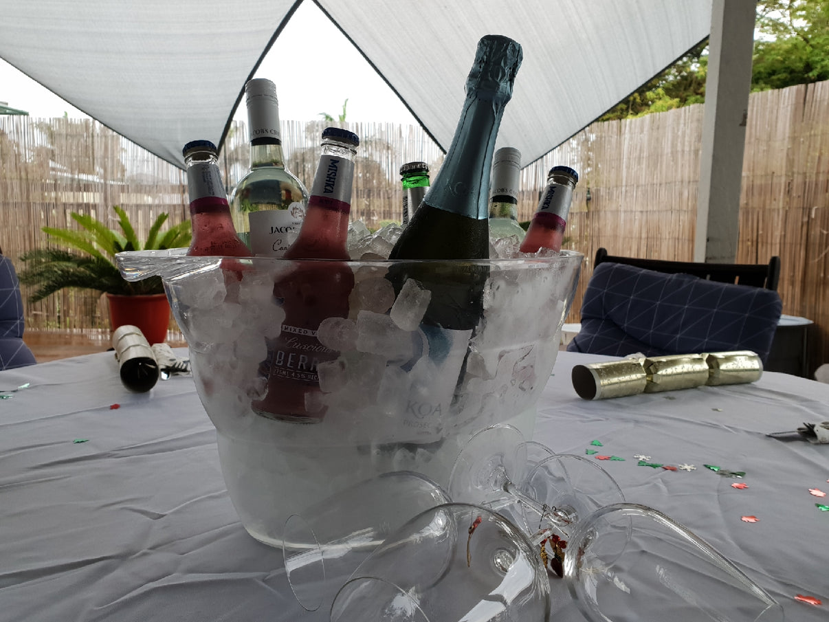 Clear Drink Basin – Ace Wedding and Party Hire